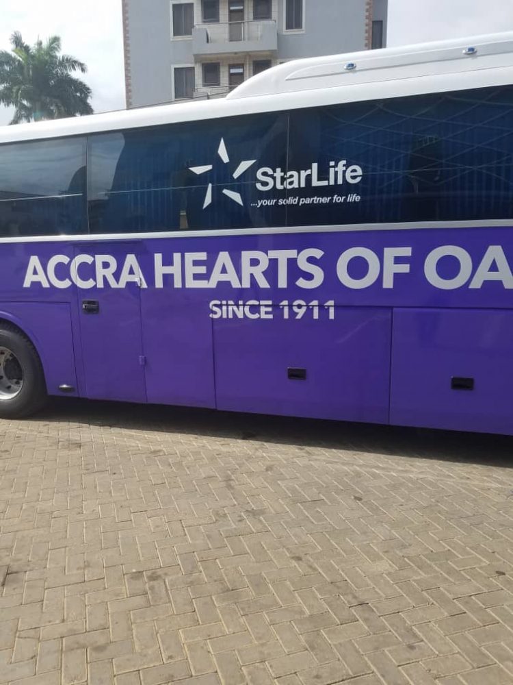 PHOTOS: Hearts of Oak officially unveil 48-seater bus - Citi Sports Online