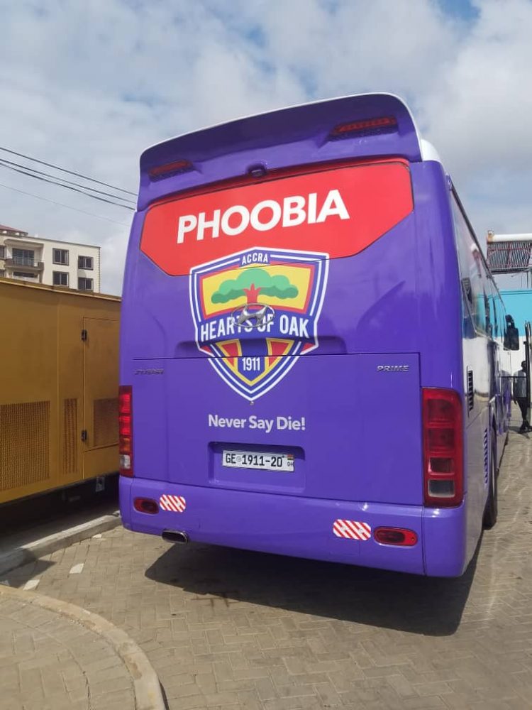 PHOTOS: Hearts of Oak officially unveil 48-seater bus - Citi Sports Online