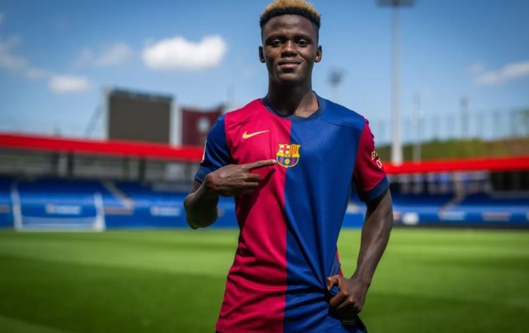FC Barcelona unveil Ghanaian players Aziz Issah, David Oduro - Citi ...