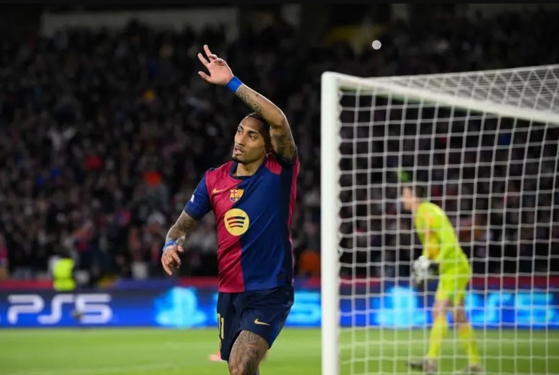 UCL: Lamine Yamal, Raphinha star in Barcelona's march to quarterfinals ...