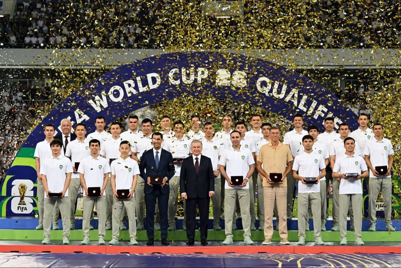 Uzbekistan qualify to 2026 World Cup; Players, Coaches gifted Sleek ...