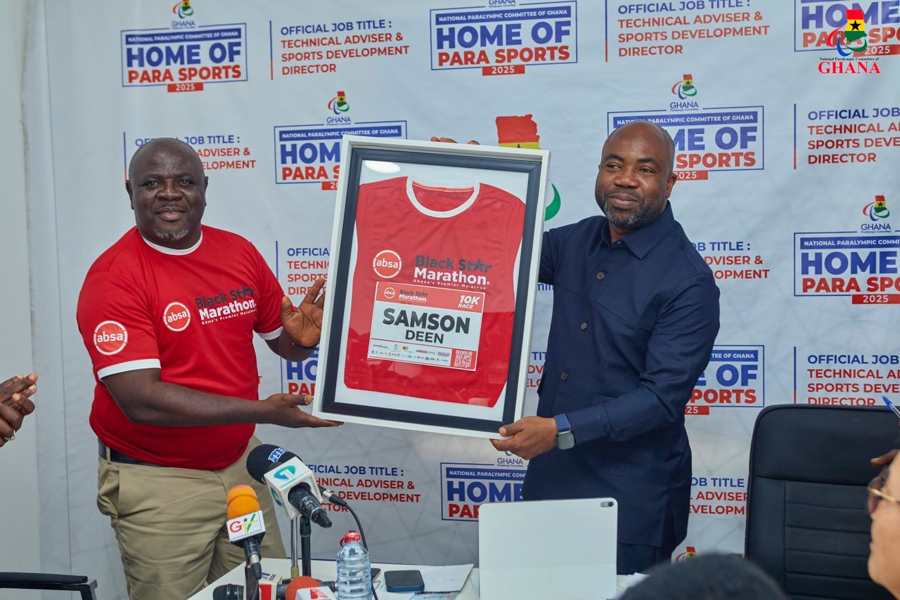 Absa Black Star Marathon Team engages African Paralympic President ...