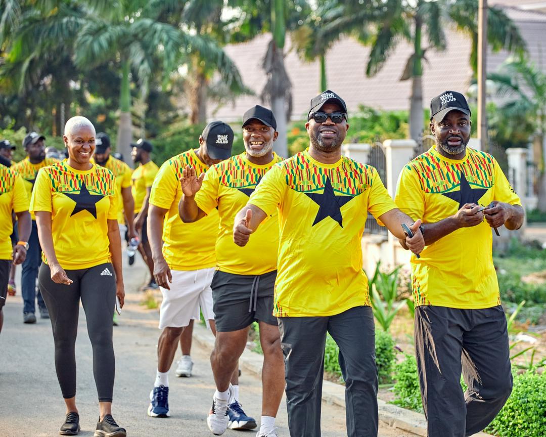 Chief of Staff Julius Debrah champions National Wellness through “Walk ...