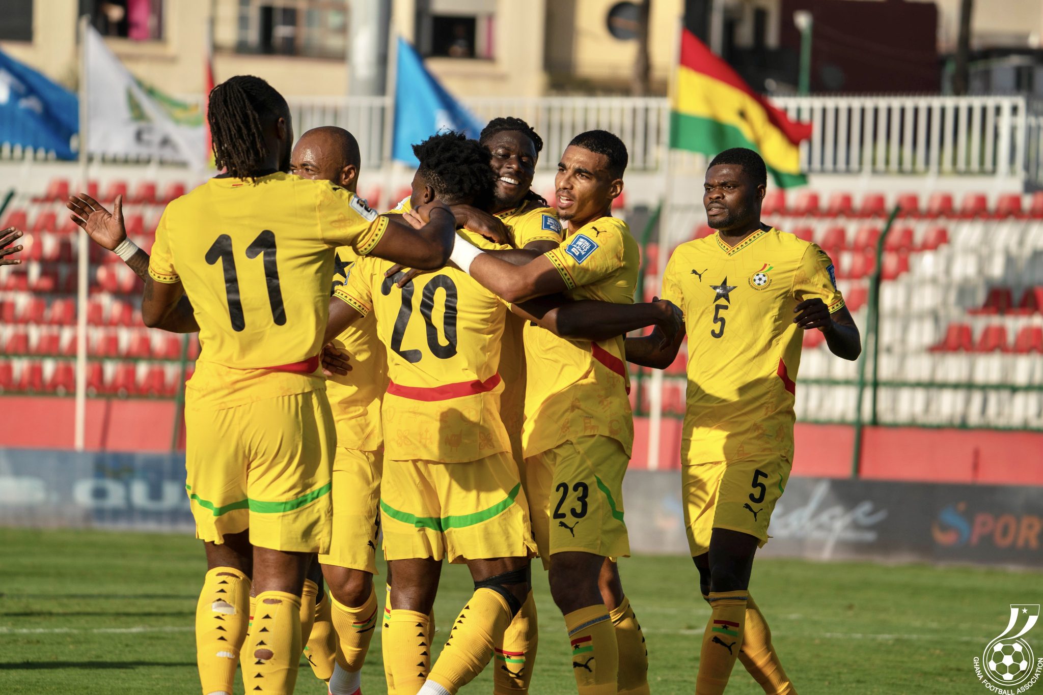 Jordan Ayew improves tally in Ghana’s big win over C.A.R. in World Cup ...